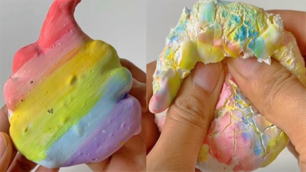 Plaster Clay Cracking & Slime ASMR Video #310 - YouTube