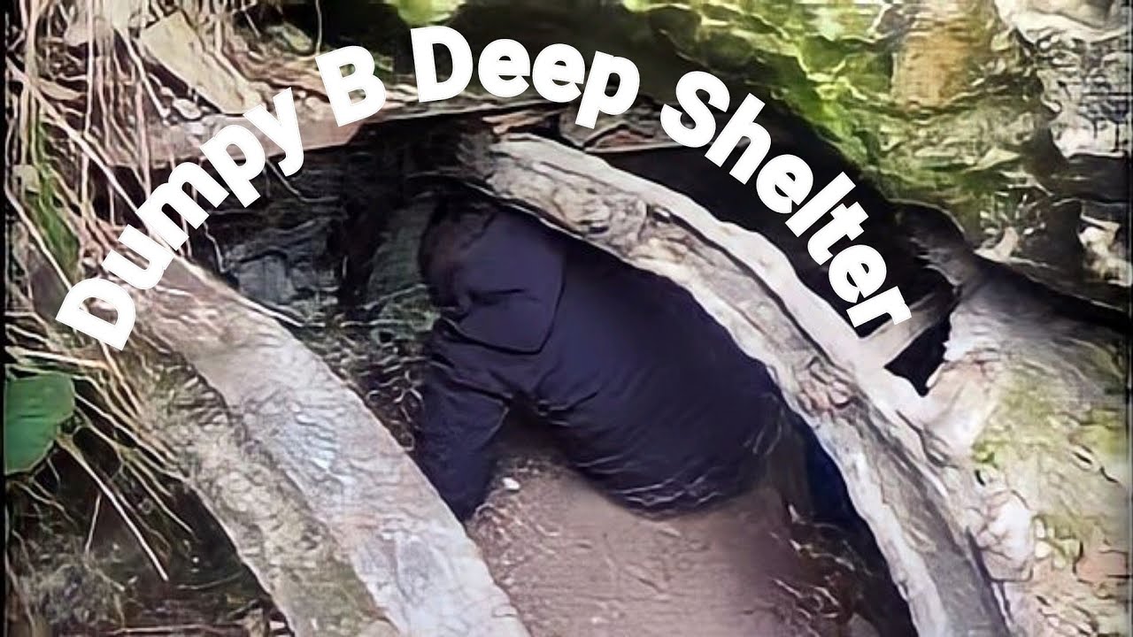 Exploring Dumpy B langdon hole deep shelter in Dover UK - YouTube