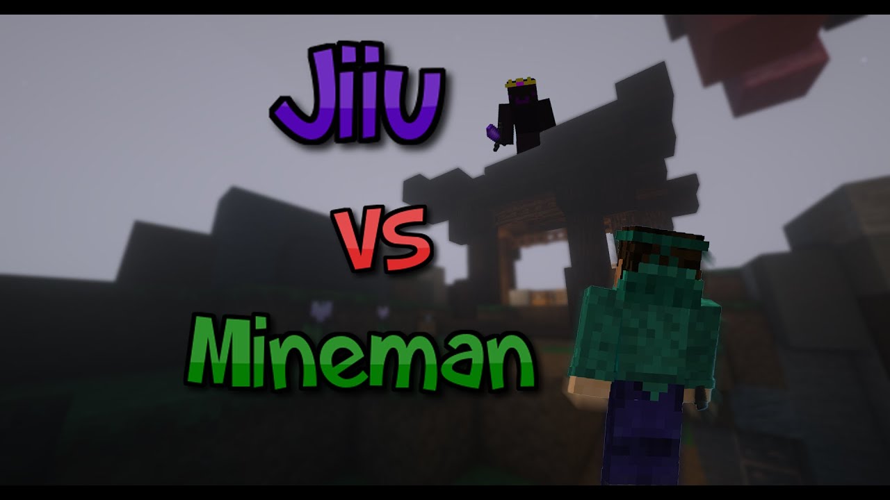 Mineman vs Jiiu | Bedwars, Bridge Skywars - YouTube
