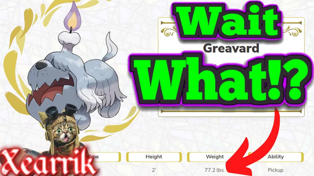 Greavard New 77.2 Pound Ghost Dog Pokemon For Pokémon Scarlet And ...