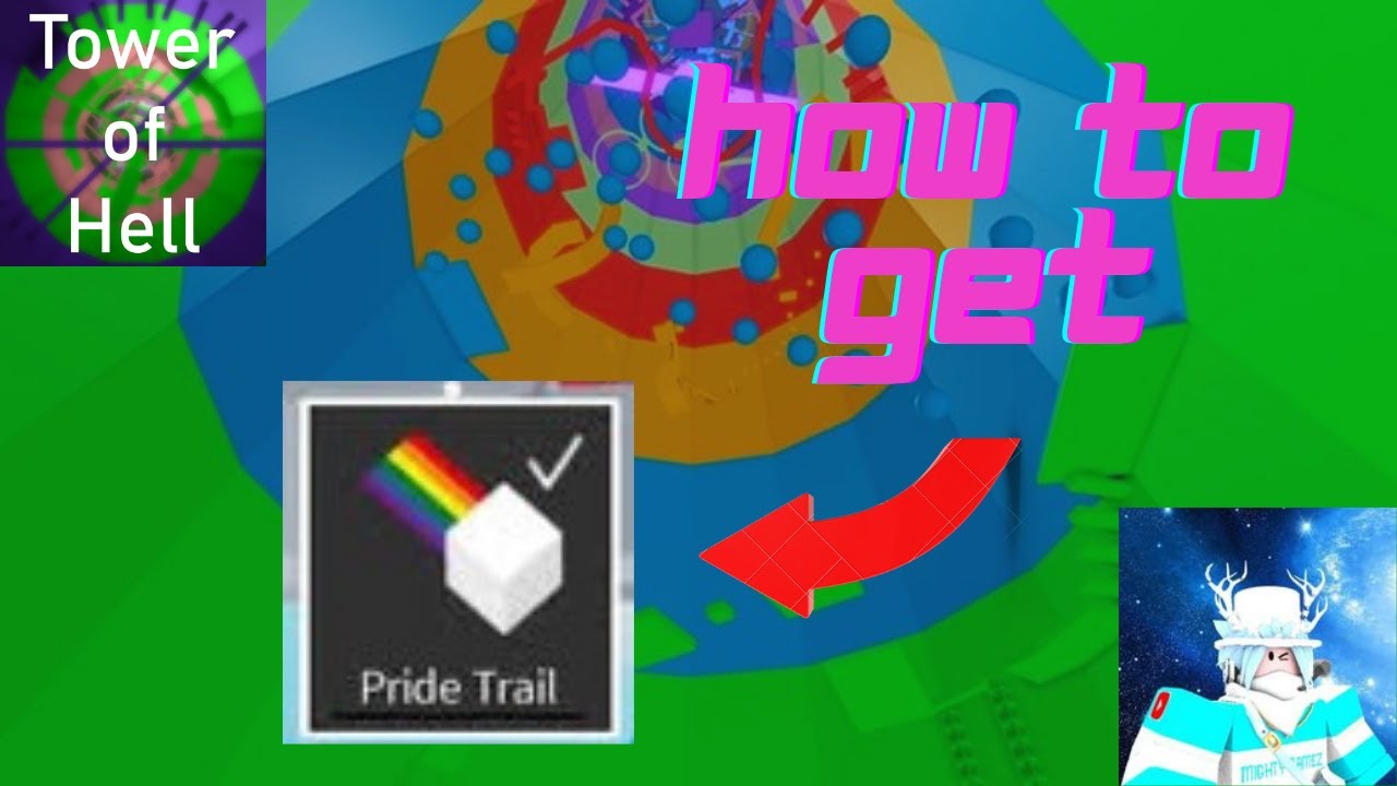 How to get the new pride trail in Tower of Hell (Roblox ToH) - YouTube