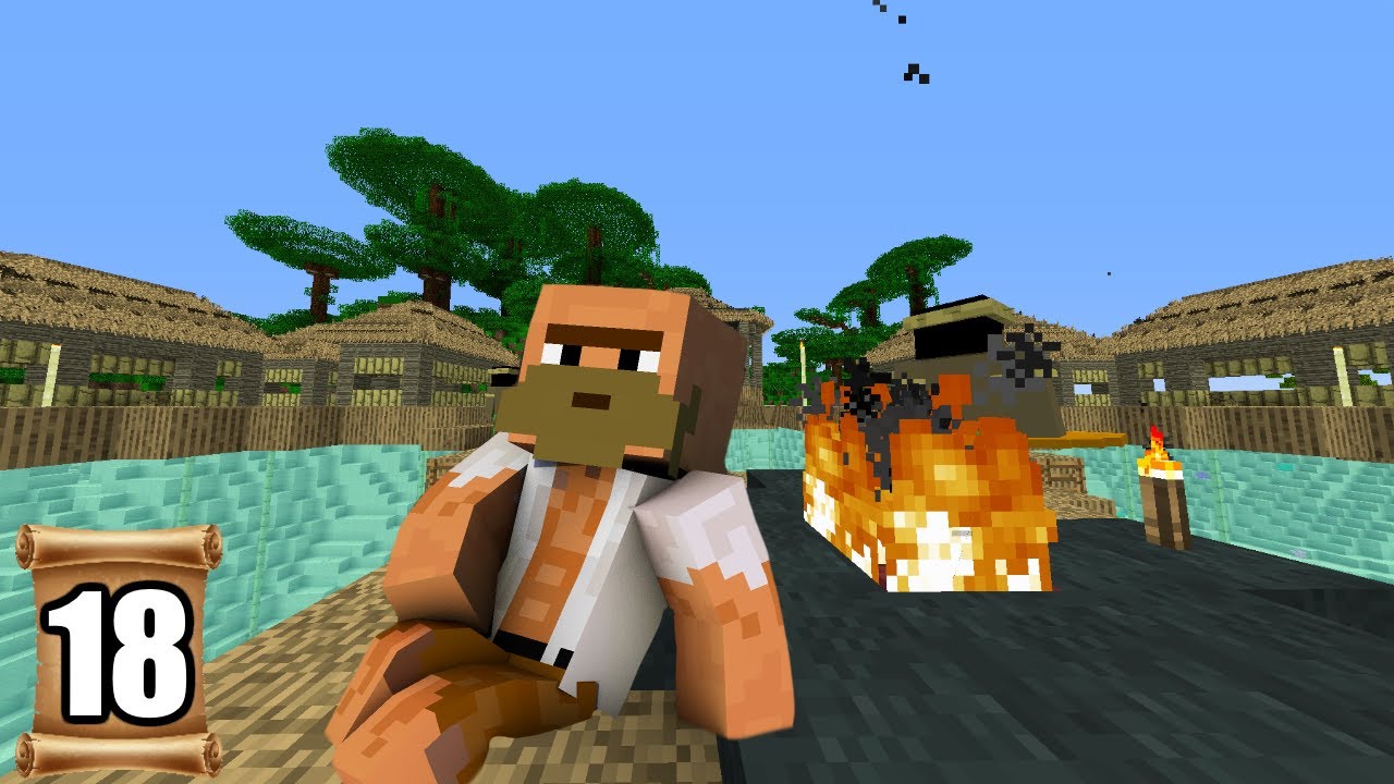 Santai Seperti di Pantai! - Minecraft Jaman Sejarah (18) - YouTube