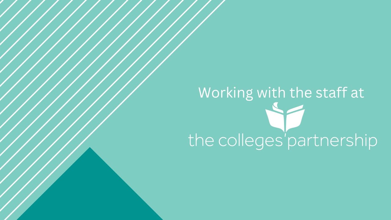 Working with our staff at The Colleges' Partnership - YouTube