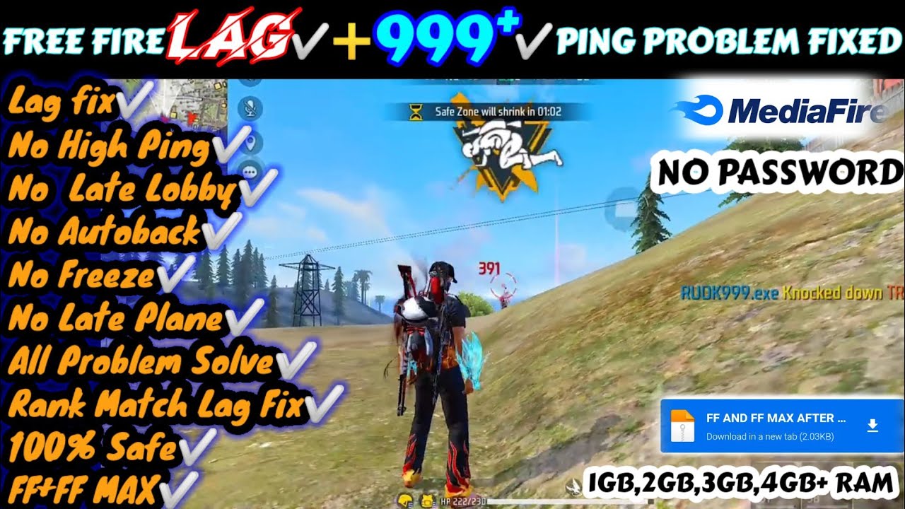 FREE FIRE AND FREE FIRE MAX NEW LAG FIX CONFIG FILE‼️ NEW FF AND FF MAX ...