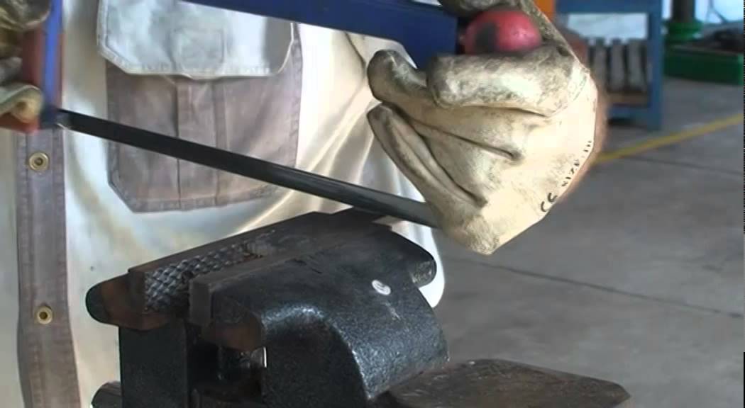 Fitter Assistant - Cutting A Workpiece With A Hacksaw - YouTube
