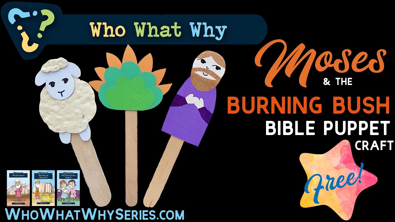 Moses and the Burning Bush Craft - YouTube