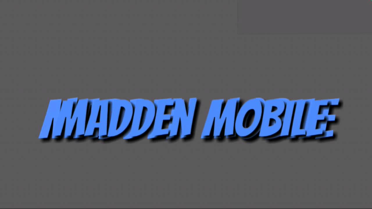 Intro For Madden Mobile Gods - YouTube