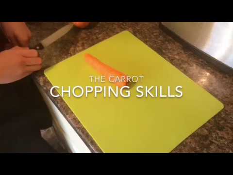 How to chop a carrot - YouTube