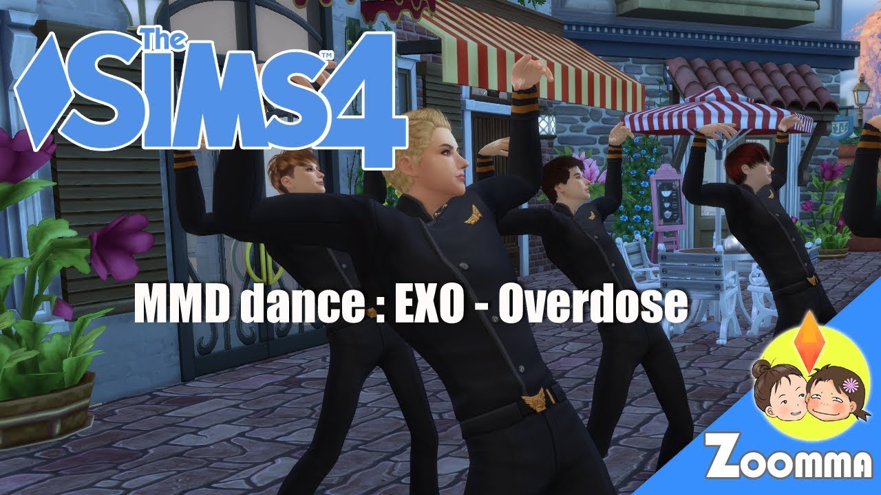 The Sims 4 MMD dance : EXO - Overdose , 엑소 - 중독 - YouTube