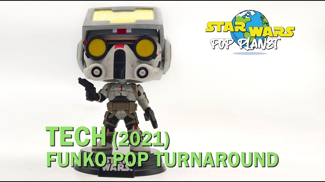 Tech (Bad Batch) #445 (2021) - Star Wars Funko Pop Turnaround - YouTube