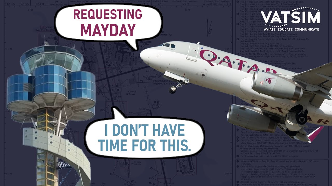 Pilot Causes CHAOS During Busy VATSIM Event (Requests Mayday ...