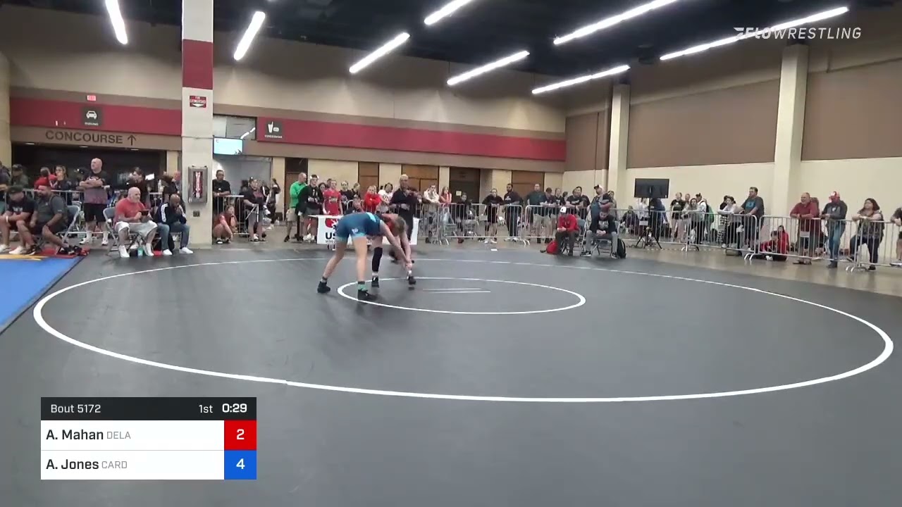 55 Kg Round Of 16 - Alyssa Mahan, Delaware Wrestling Vs Amani Jones ...