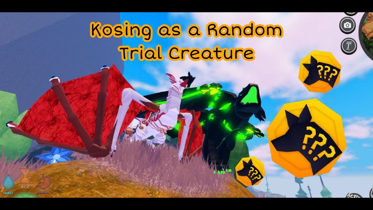 Kosing as a Random Trial Creature🔥- CoS #creaturesofsonaria #kos #cos # ...