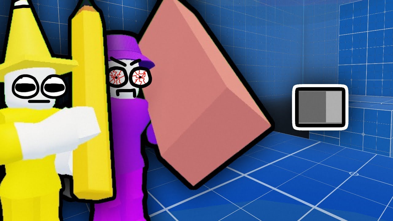 Beating A Teamwork Game With An ERASER And A PENCIL.. - YouTube