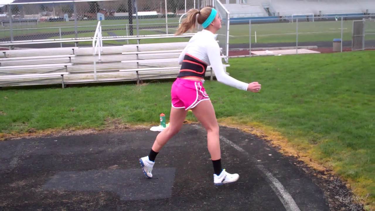 Haley Crouser 163' Javelin Training Throw - YouTube