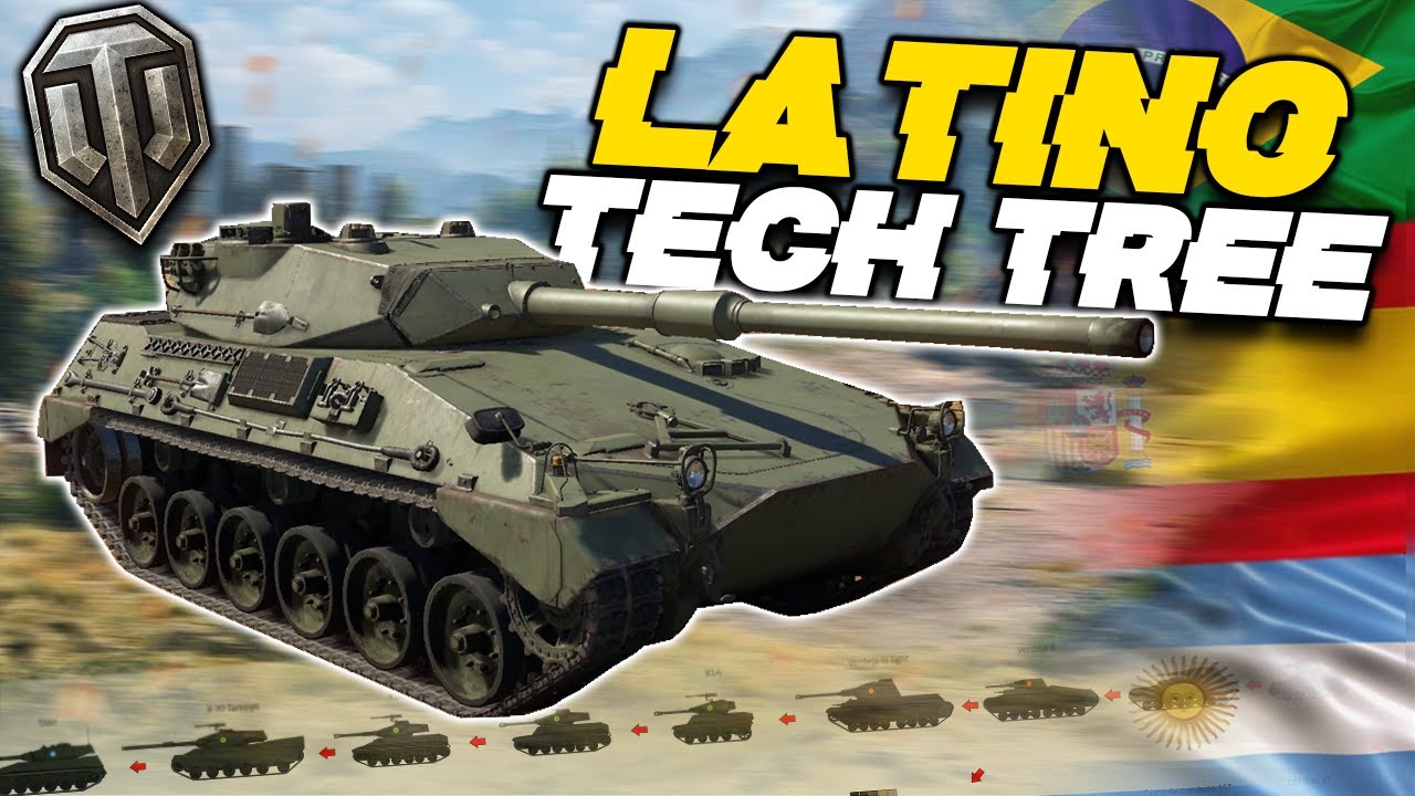 LATINO TECH TREE! | Medium Tanks | World of Tanks - YouTube
