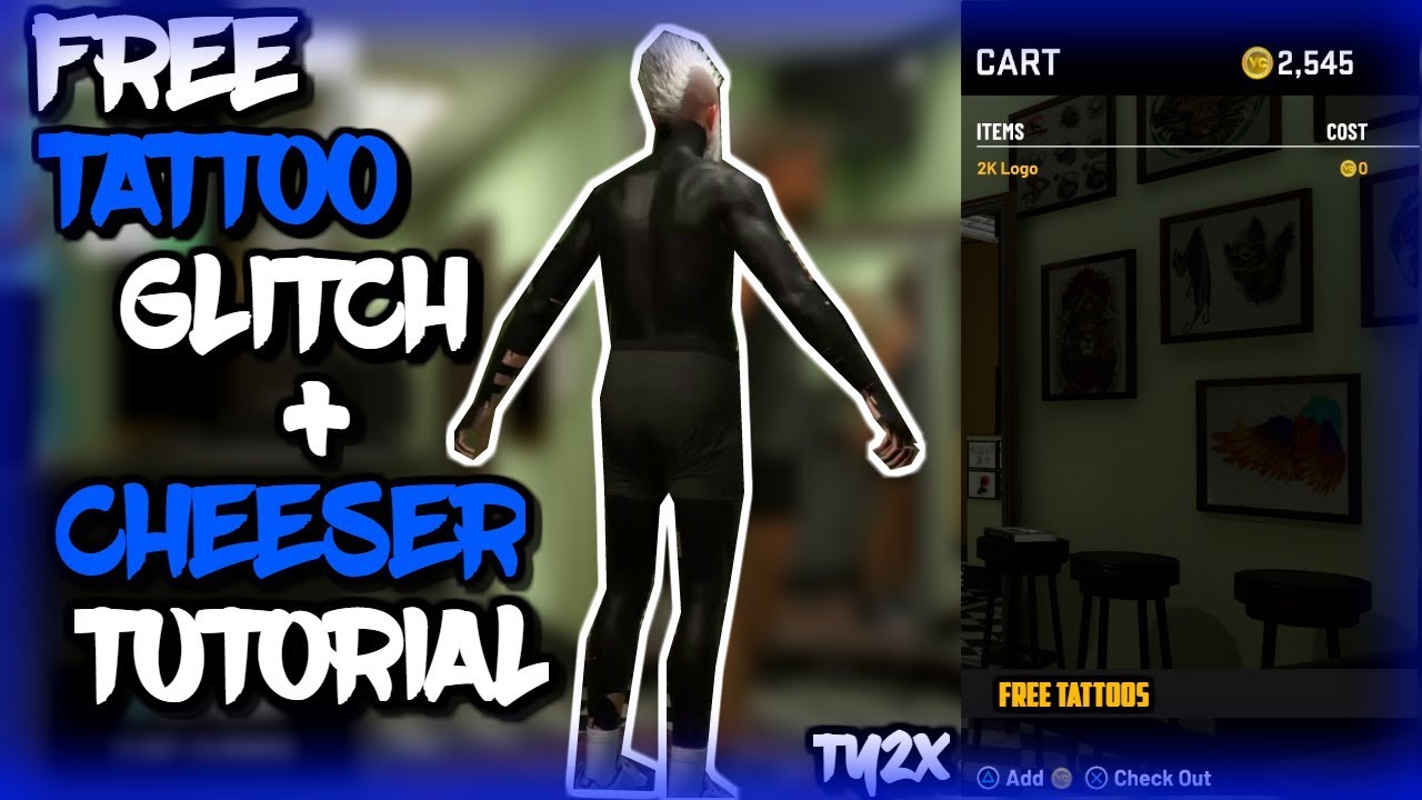 *UPDATED* NBA 2K20 FREE TATTOO GLITCH + CHEESER TATTOO TUTORIAL ...