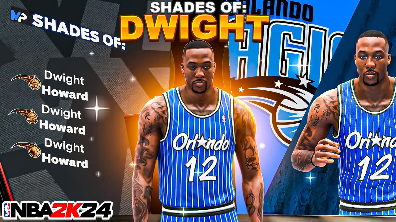 How to Get Shades Of: Dwight Howard in NBA 2K24 MyPlayer Builder! - YouTube