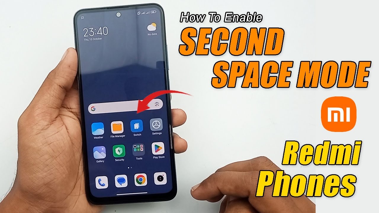 How To Enable Second Space On Redmi Phones Tutorial - YouTube