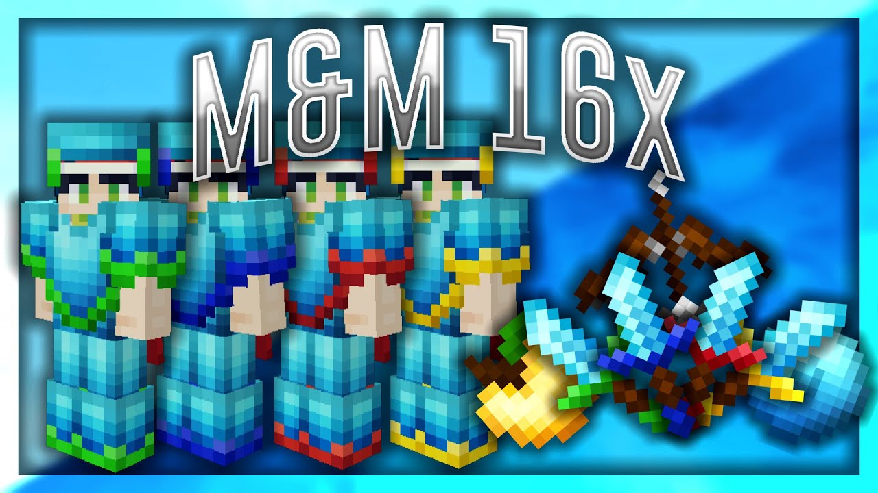 🍬M&M 16x🍬- Pack Release (1.7/1.8) (Mek x @MqryoPacks) - YouTube