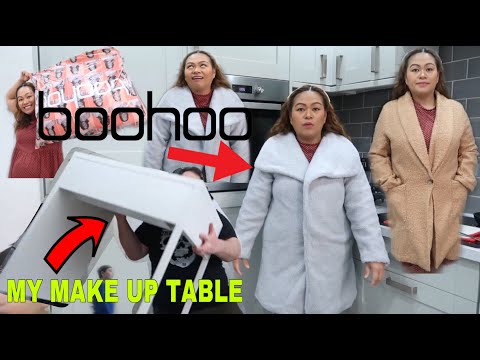 BOOHOO COAT TRY ON | GOOD BYE TODDLER BED | IM SO HAPPY WITH MY MAKE UP TABLE 😍