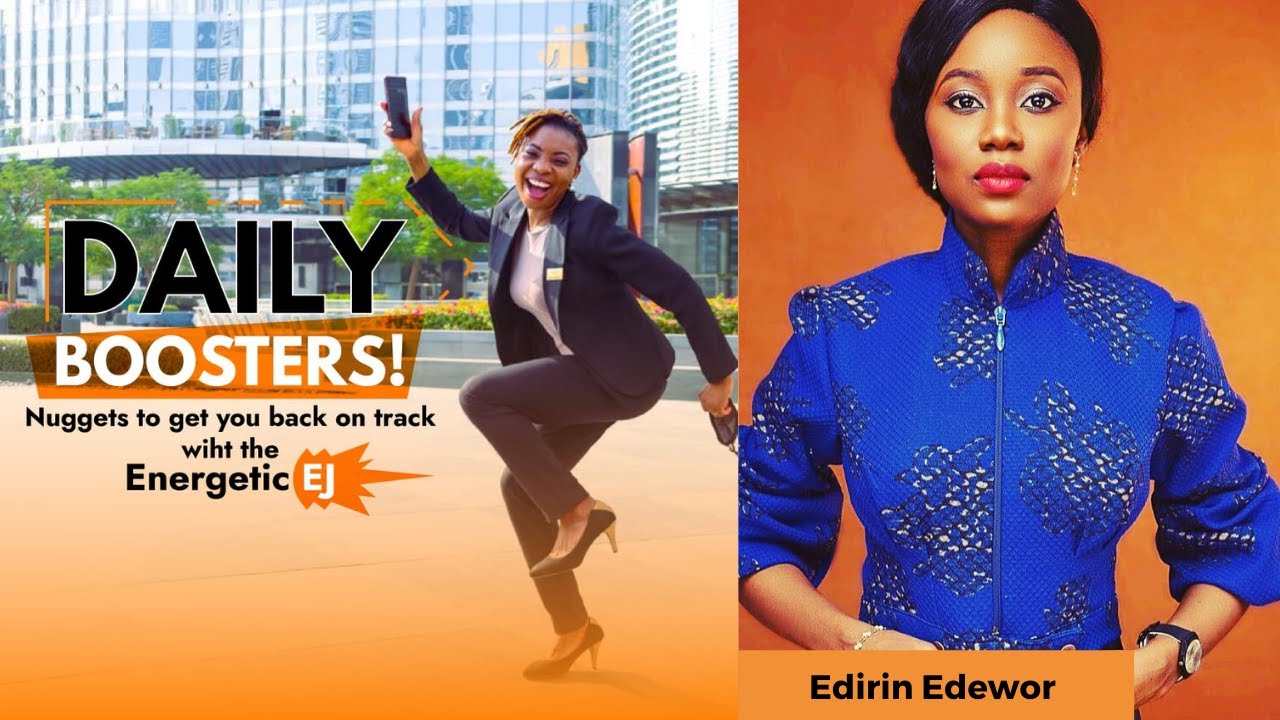 What I do to boost my day - Daily Boosters day 20 with Edirin Edewor ...