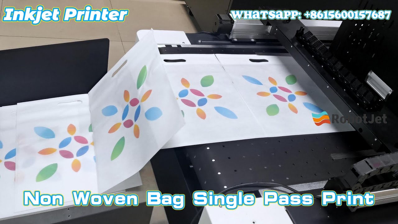 Non woven bag, carry bag, cotton bag printer :non woven bag single pass ...