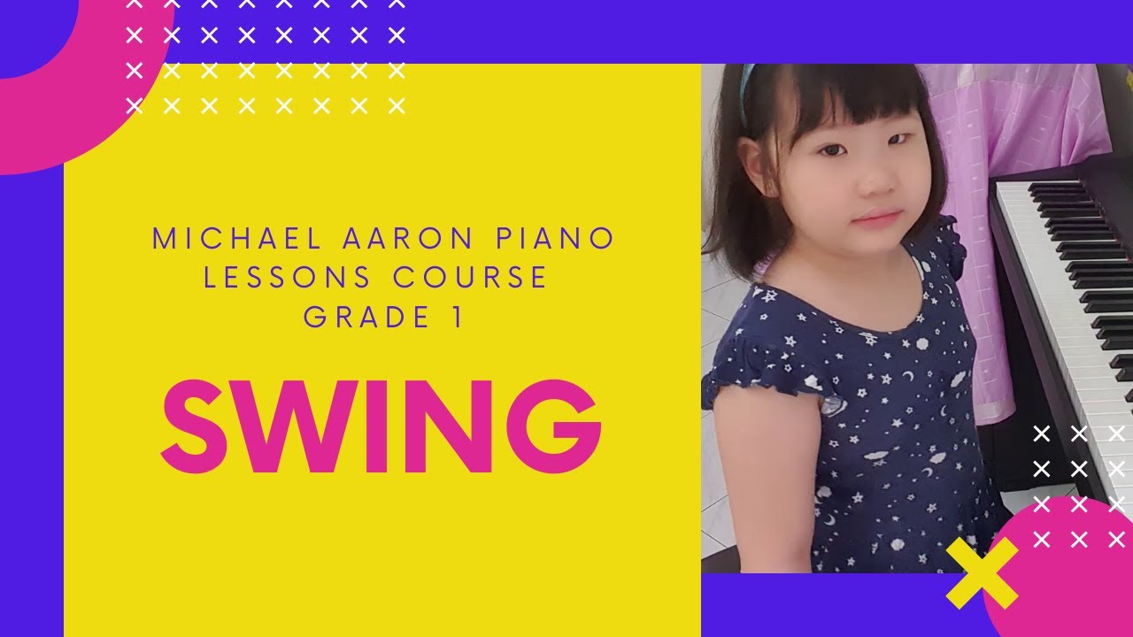 The Swing - Michael Aaron Piano Course Lessons Grade 1 P18 - YouTube