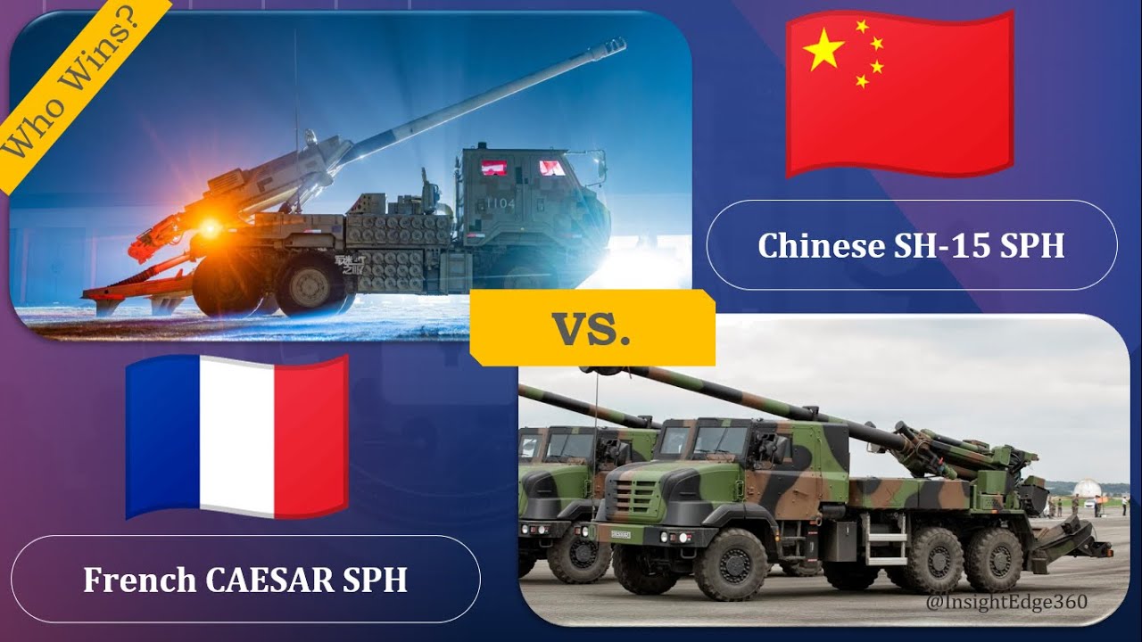 SH-15 Howitzer vs CAESAR Howitzer - 155mm Self-Propelled Howitzer ...