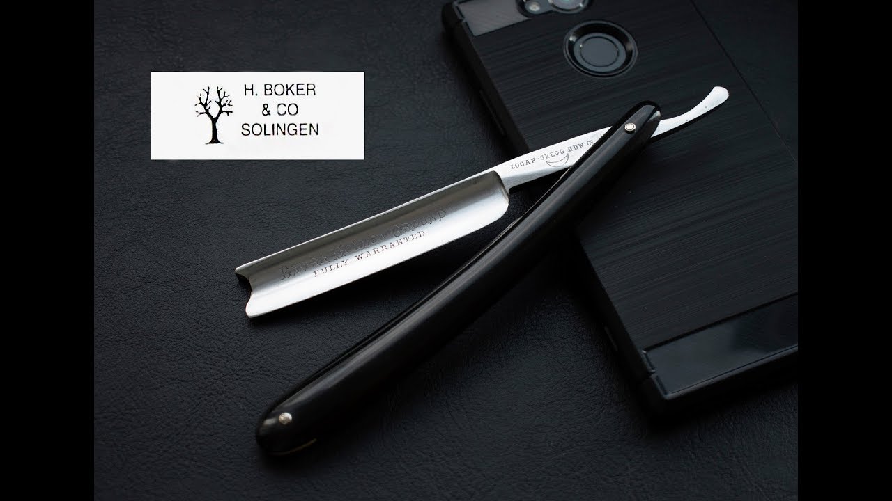 Опасная бритва H.Boker для Logan-Gregg HDW | Мини обзор - YouTube