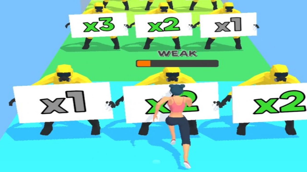 WEIGHT RUNNER Game Walkthrough Gameplay All Levels #B1 #weight_Runner ...