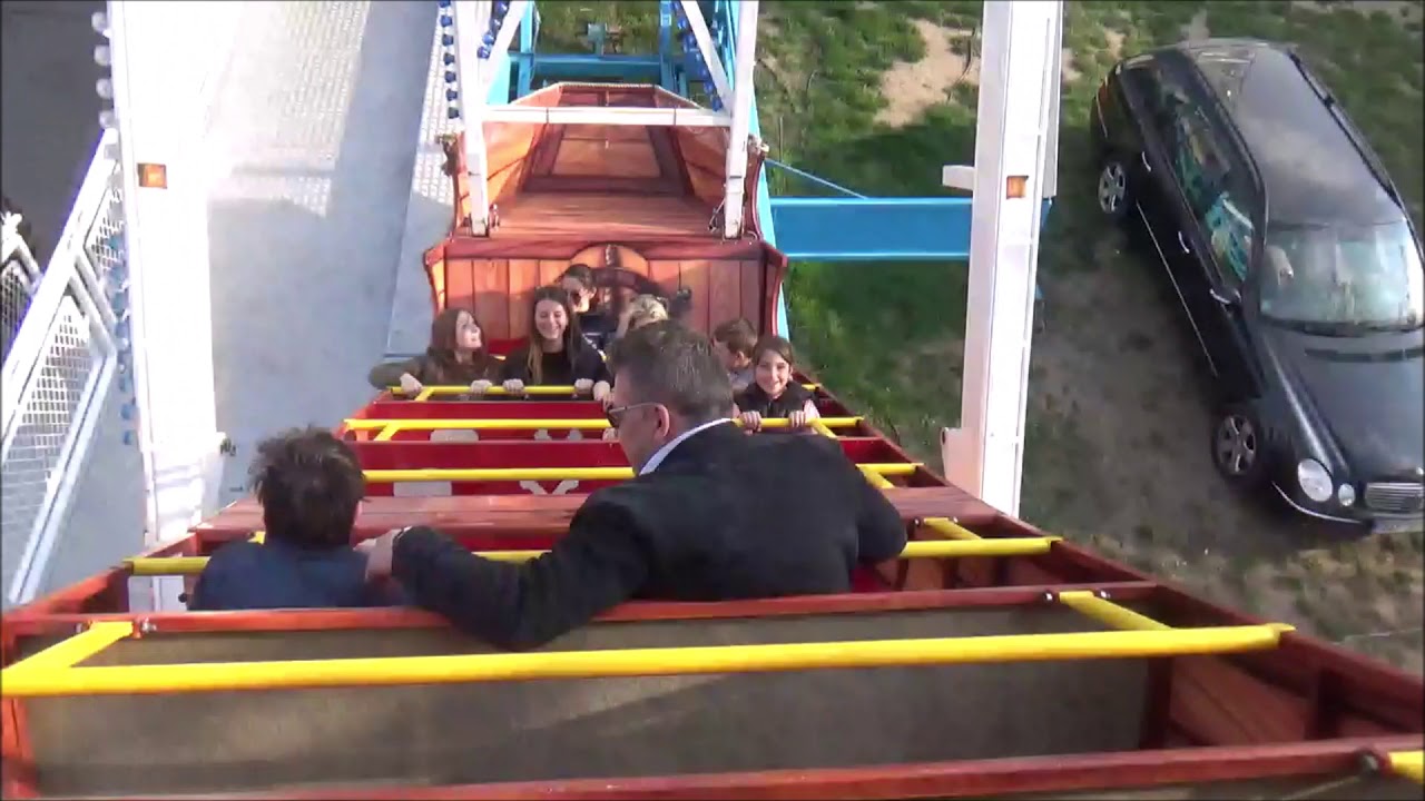 Matějská pouť 2019 - ATRAKCE PIRÁTSKÁ LOĎ ZA JÍZDY / ATTRACTION PIRATE ...