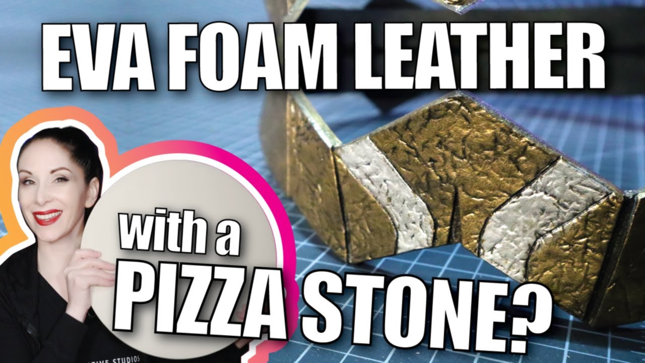 How To Make EVA Foam Look Like Leather With A Pizza Stone Tin Foil And How To Make EVA Foam Look Like Leather With A Pizza Stone Tin Foil And