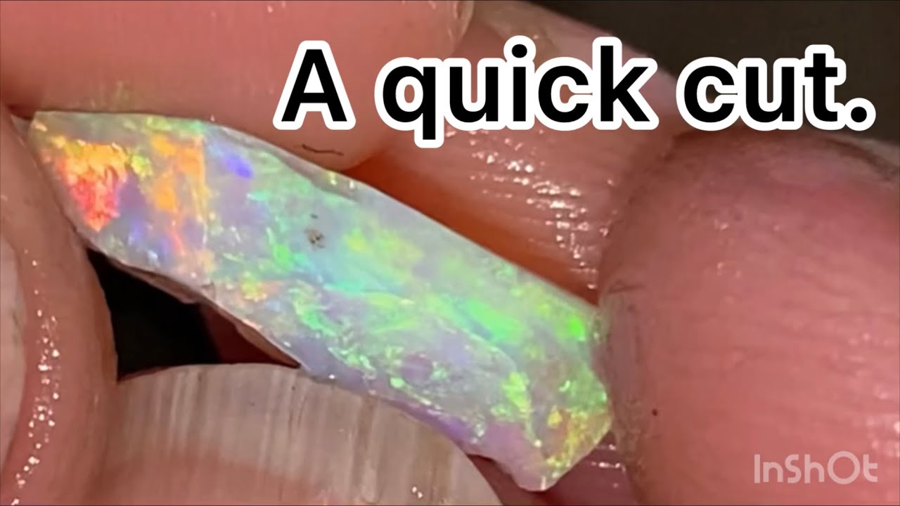 Opal cutting. - YouTube