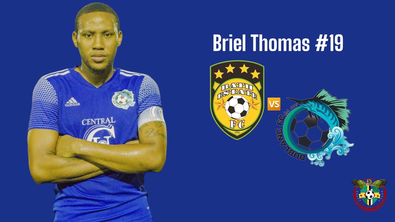 Briel Thomas vs Bath Estate FC | Defensive Skills, Passes, Assists ...