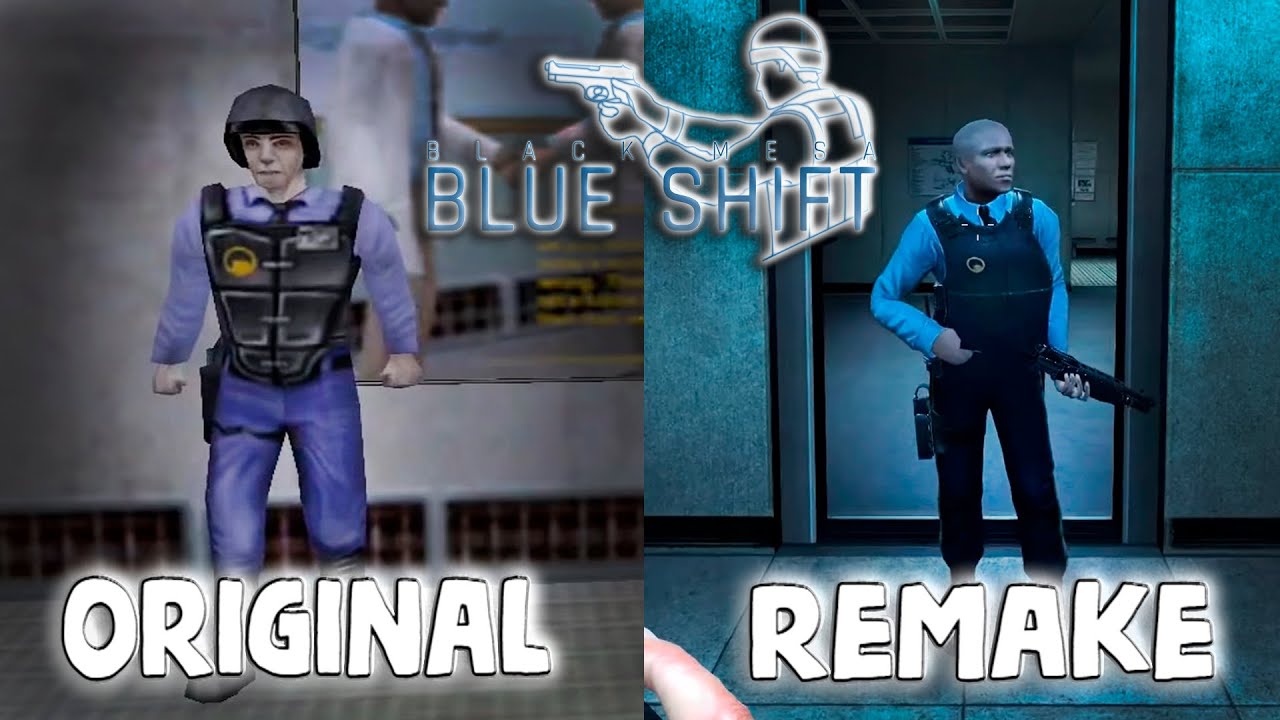 Half-Life: Blue Shift - ORIGINAL vs REMAKE - YouTube
