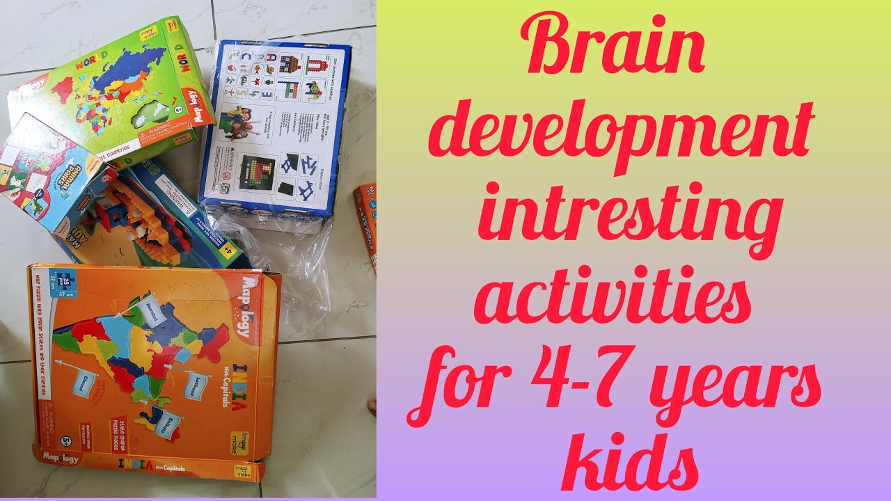 Summer activities/Brain development part-1 activities for4-7years kids ...