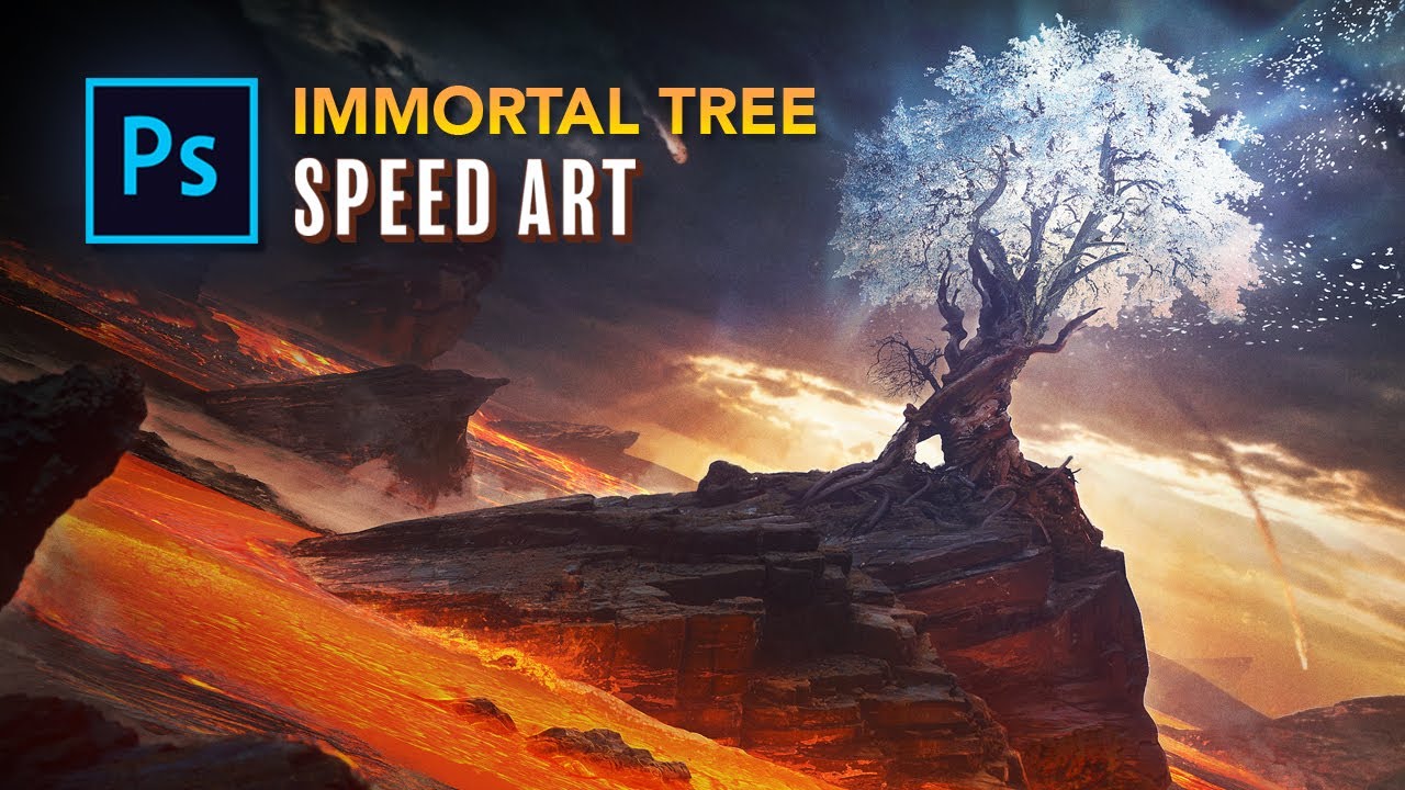 Creating an IMMORTAL TREE in Photoshop! - Fantasy Photo Manipulation ...