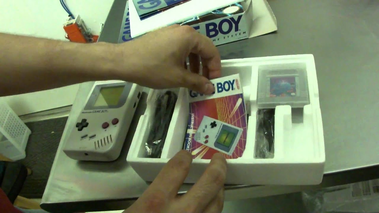 Nintendo Original Game Boy (1989) Unboxing - YouTube