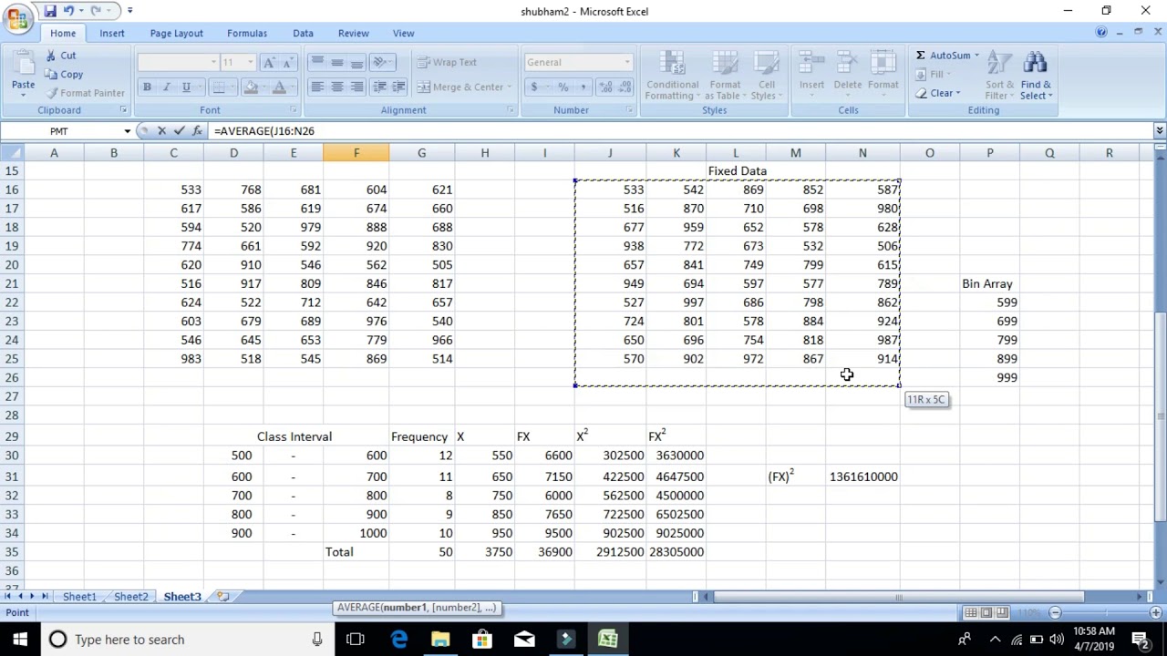 Frequency Distribution In Excel YouTube frequency-distribution-in-excel-youtube