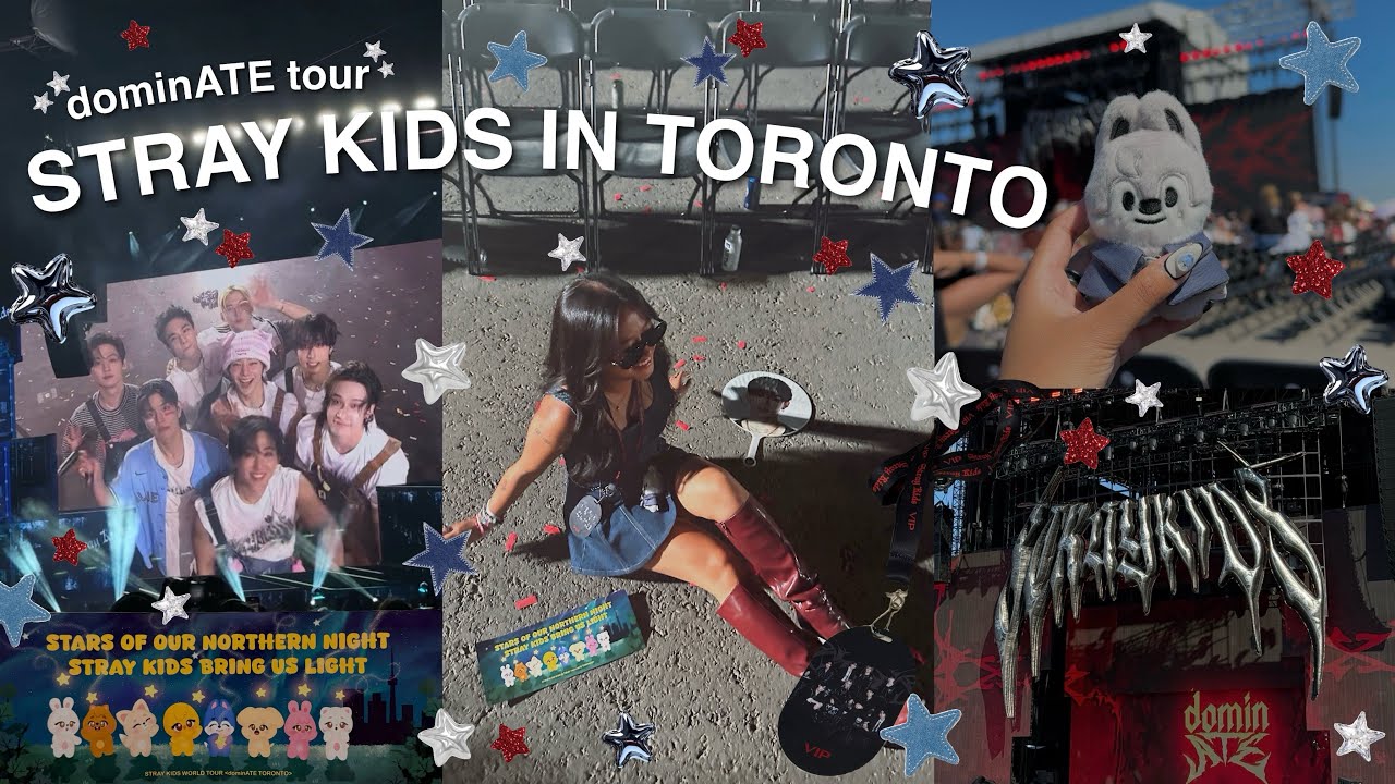 [STAY VLOG] Stray Kids dominATE Tour Toronto ⭐️ | first skz concert ...