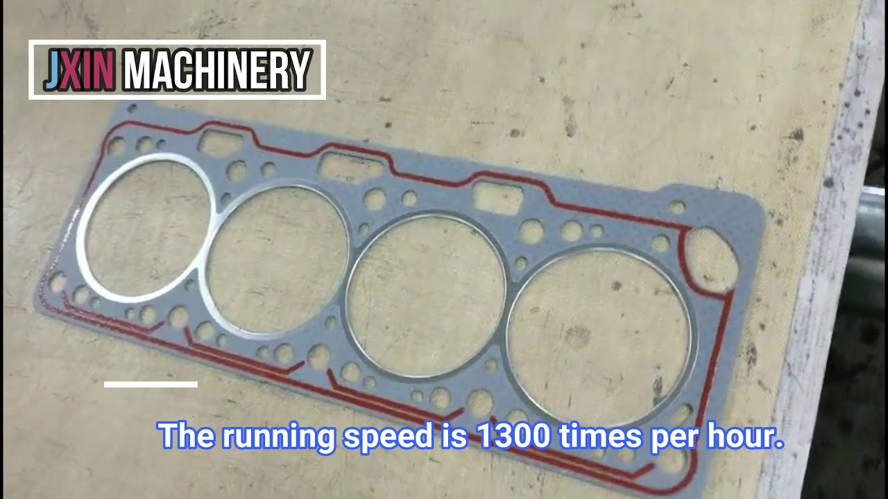 Cylinder Head Gasket Fully Automatic Screen Printing Machine - YouTube