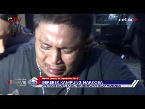 Gerebek Arena Judi, Pria Berbadan Besar Nangis Kepergok Buang Sabu - BIM 10/09