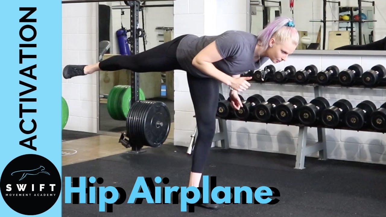 How To Do a Hip Mobility and Stability with Hip Airplane - YouTube