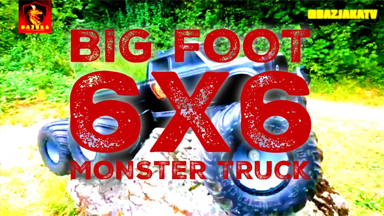 BIG FOOT 6x6 MONSTER TRUCK, наш вездеход снегоход болотоход готов ...
