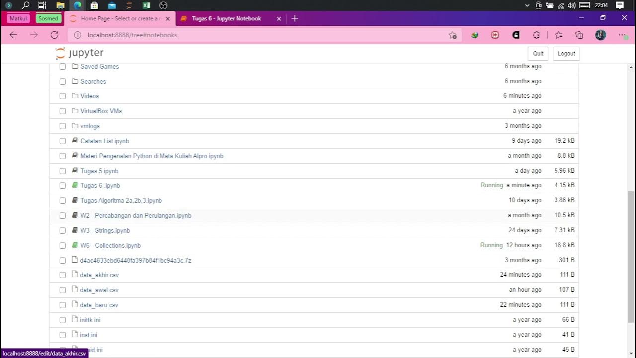 CARA MEMBACA, PARSE, DAN WRITING FILE CSV PADA PYTHON DI JUPYTER ...