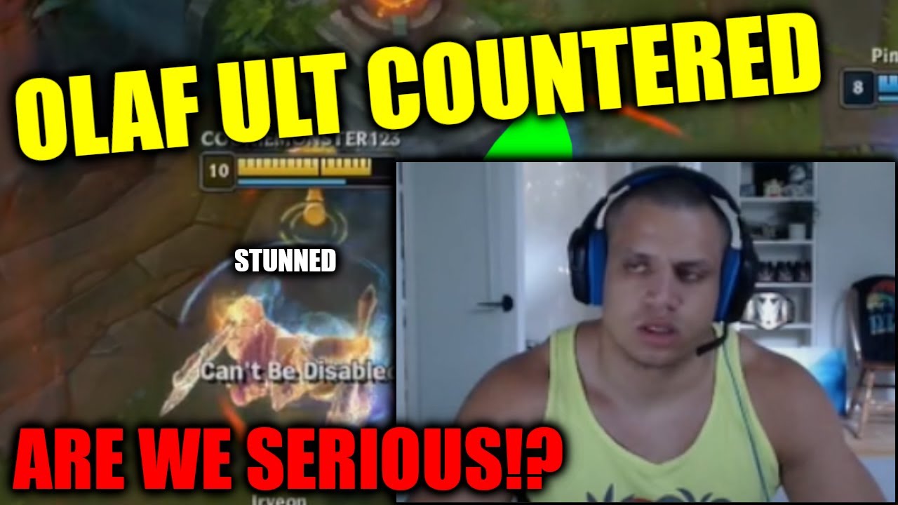 Tyler1 STUNNED for 6 SEC with SINGLE ABILITY (ON OLAF ULT) - YouTube