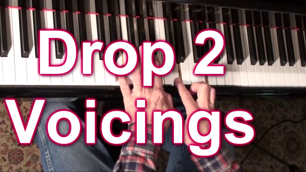Drop two on a minor 7 flat 5 chord - Jazz Piano College 321 - YouTube