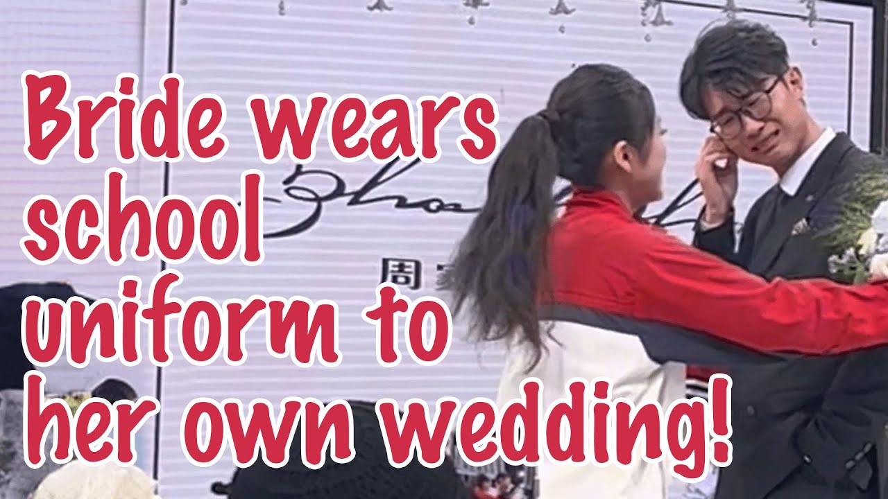 Groom Prepares Wedding Dress, but Bride Shows Up in School Uniform ...