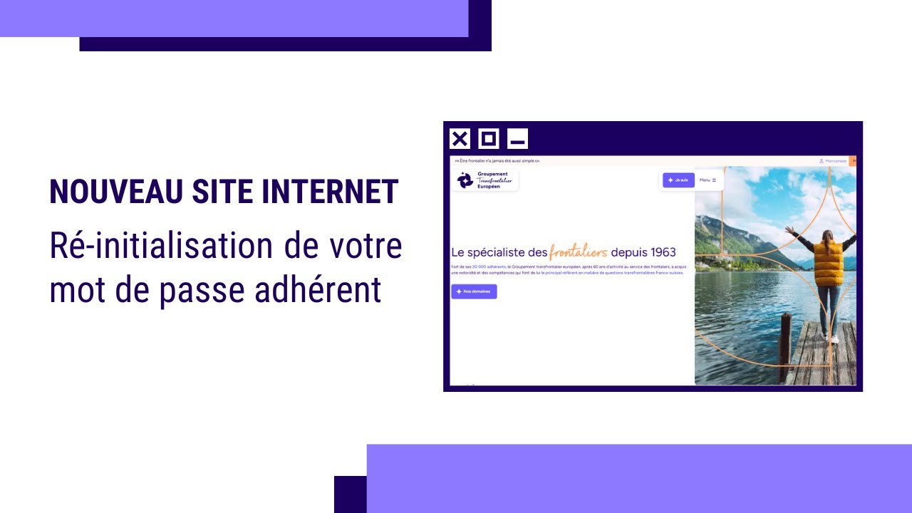 Tuto GTE - Nouveau mot de passe adhérent pour le nouveau site internet ...